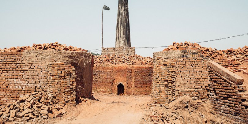 Brick kiln in Pakistan